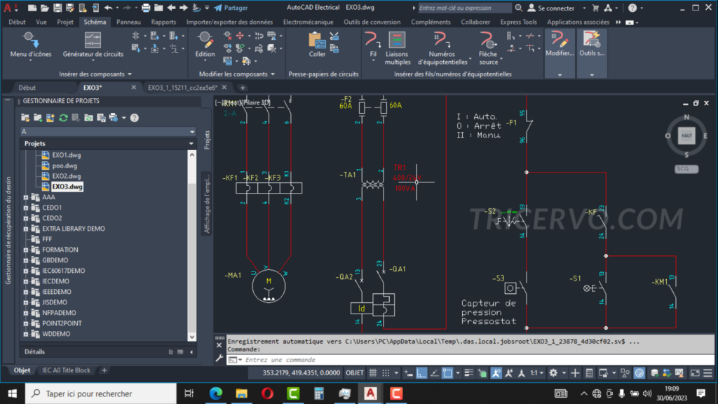 AUTOCAD ELECTRICAL: électricité Industrielle - TriCERVO